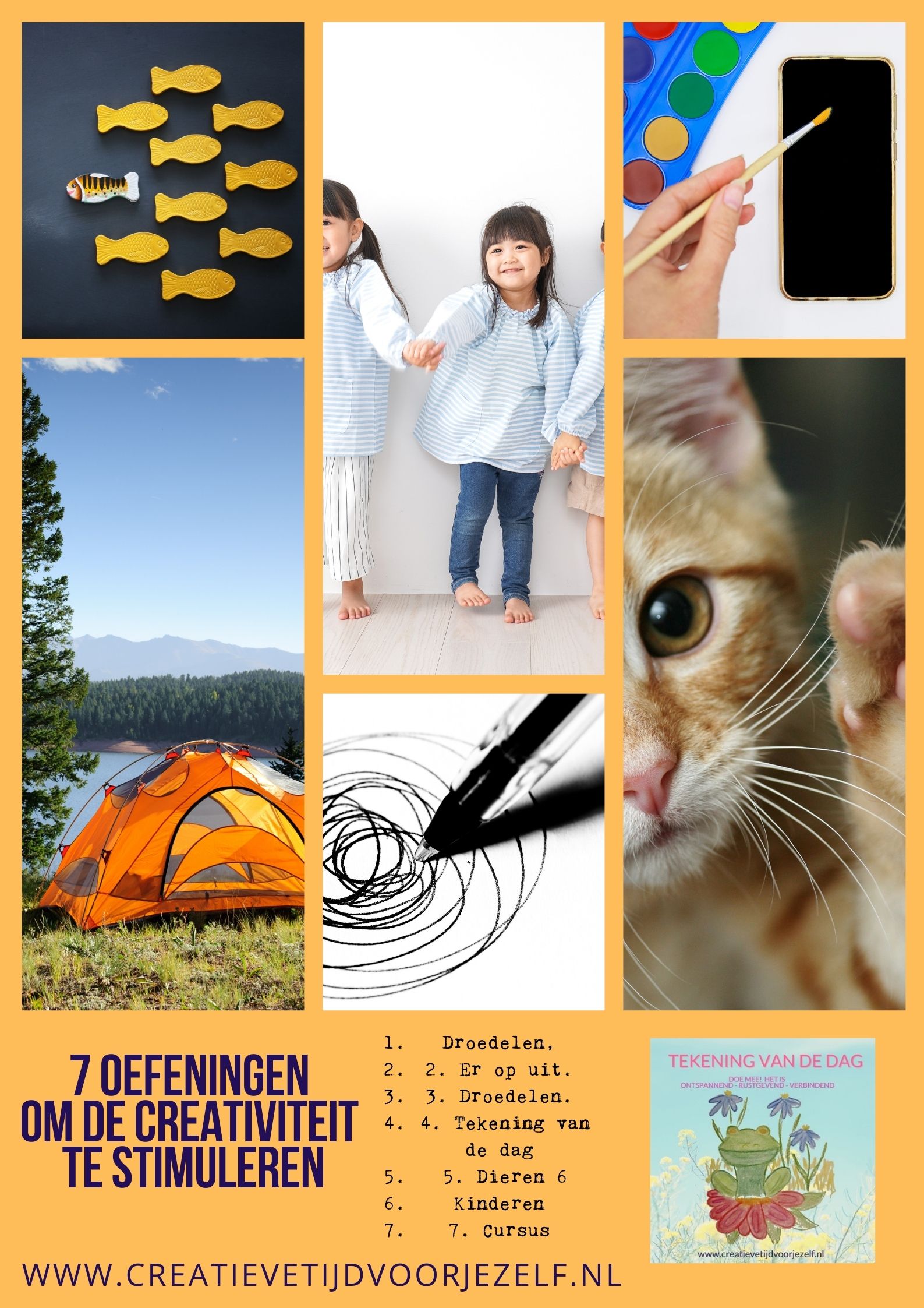 De beste 7 oefeningen om de creativiteit te stimuleren